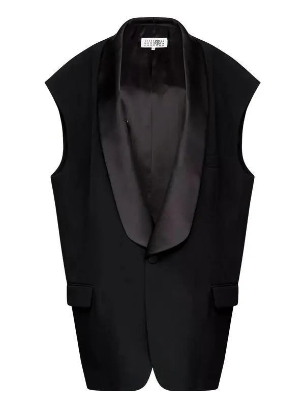MAISON MARGIELA Tailored Waistcoat - Black