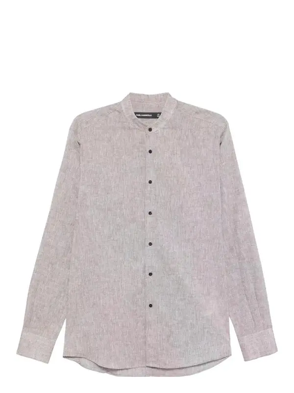 Karl Lagerfeld Long-sleeve Shirt - Brown