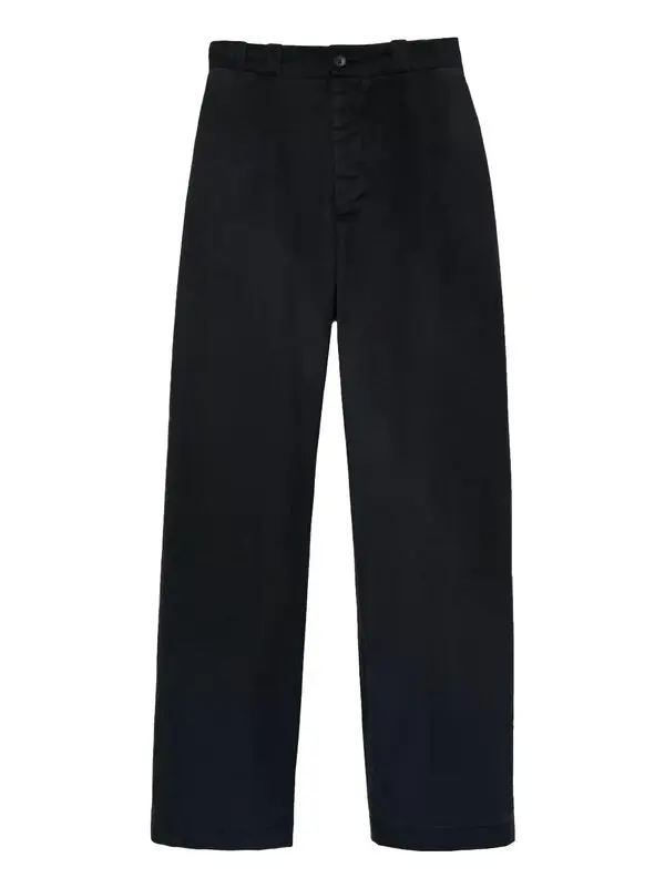 THE ELDER STATESMAN Straight-leg Trousers - Black
