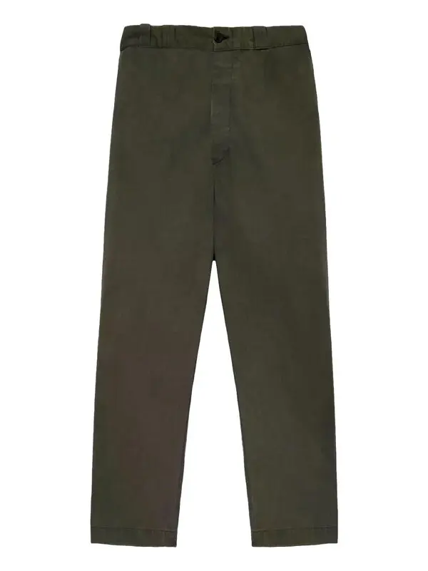 THE ELDER STATESMAN Straight-leg Trousers - Green