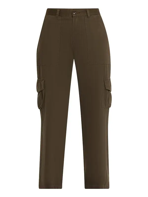 Nsf Hawk Straight-leg Cargo Pants - Olive