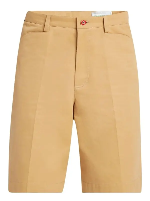Casablanca Twill Chicano Shorts - Beige