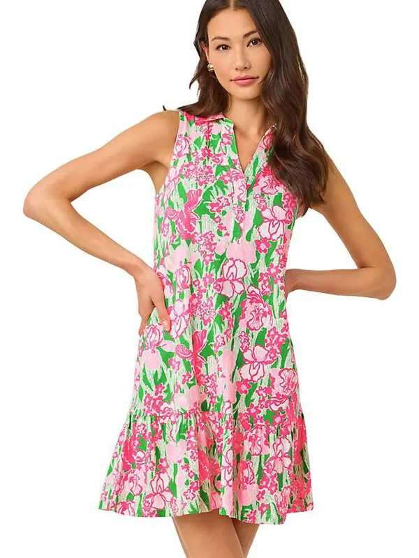 LILLY PULITZER Riegan Shirtdress - Putting Green Hannah