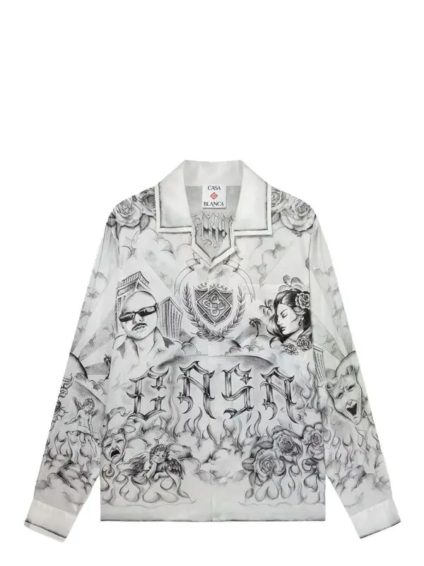 Casablanca Graphic-print Shirt - White