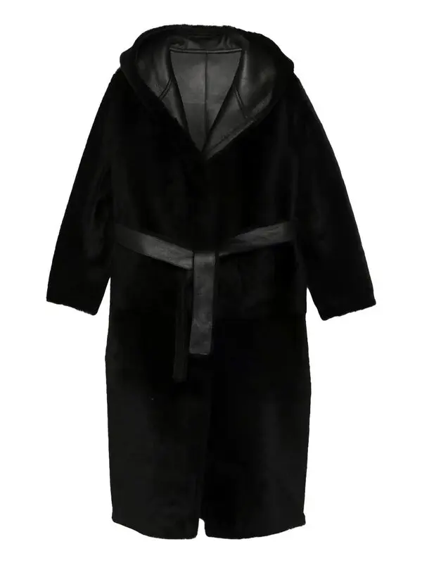 LISKA Katoby Hooded Coat - Black