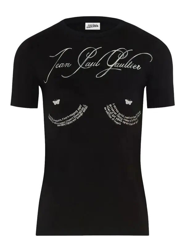 JEAN PAUL GAULTIER Tattoo T-shirt - Black