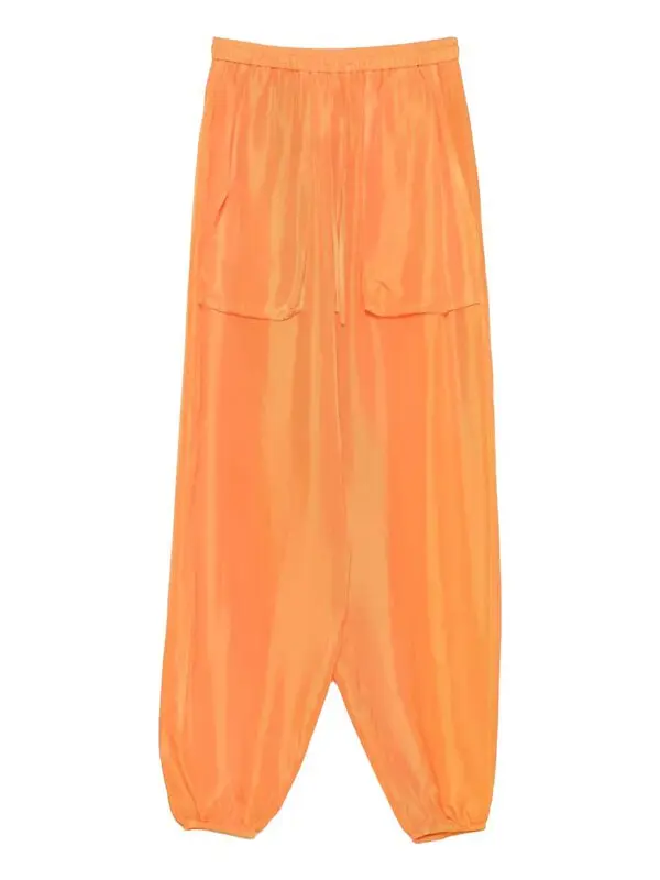 TELA Silk Trousers - Orange