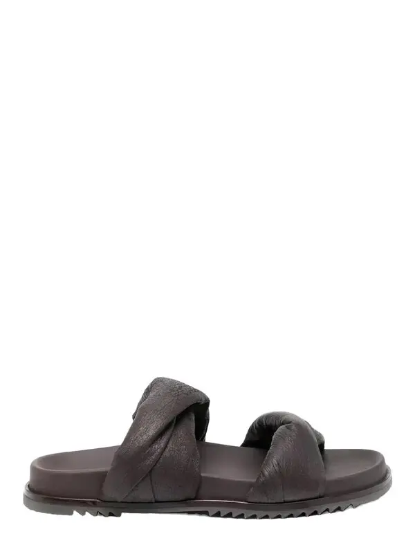 Rick Owens Round Toe Sandals - Brown