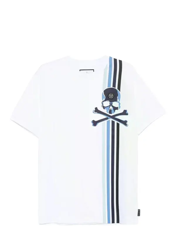 Philipp Plein Skull And Bones T-shirt - White