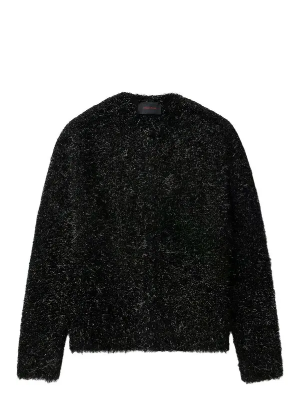 Simone Rocha Textured Cardigan - Black