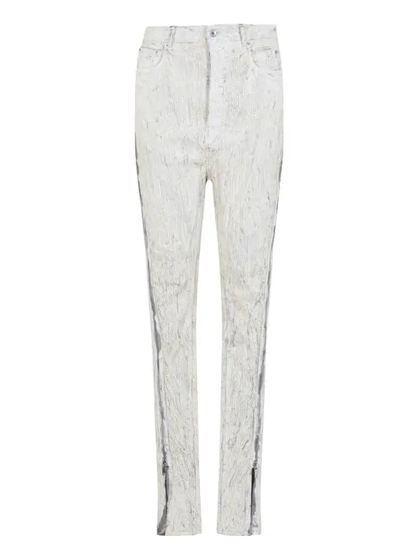 Rick Owens Bolan Banana Jeans - White