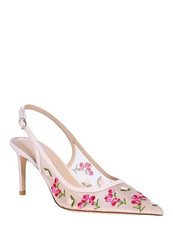 STUART WEITZMAN Power Slingback Pumps - Rosewater