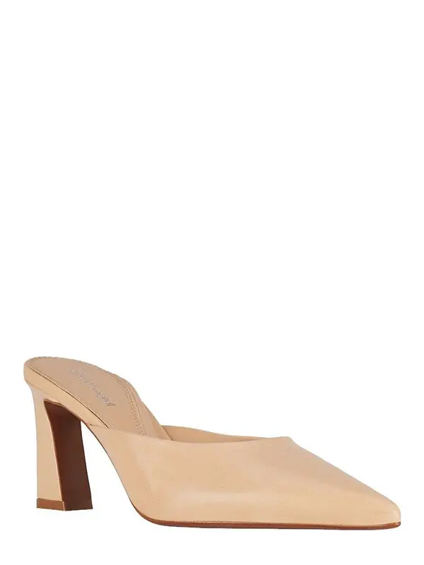 Jeffrey Campbell Unamused Mule Pumps - Beige