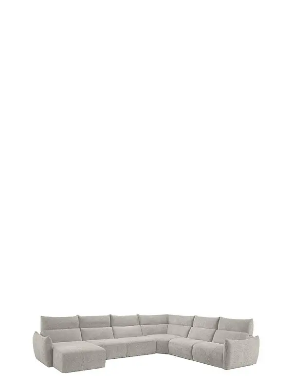 GIUSEPPE NICOLETTI Paradiso 6-piece Sectional - Baobab - Ecru