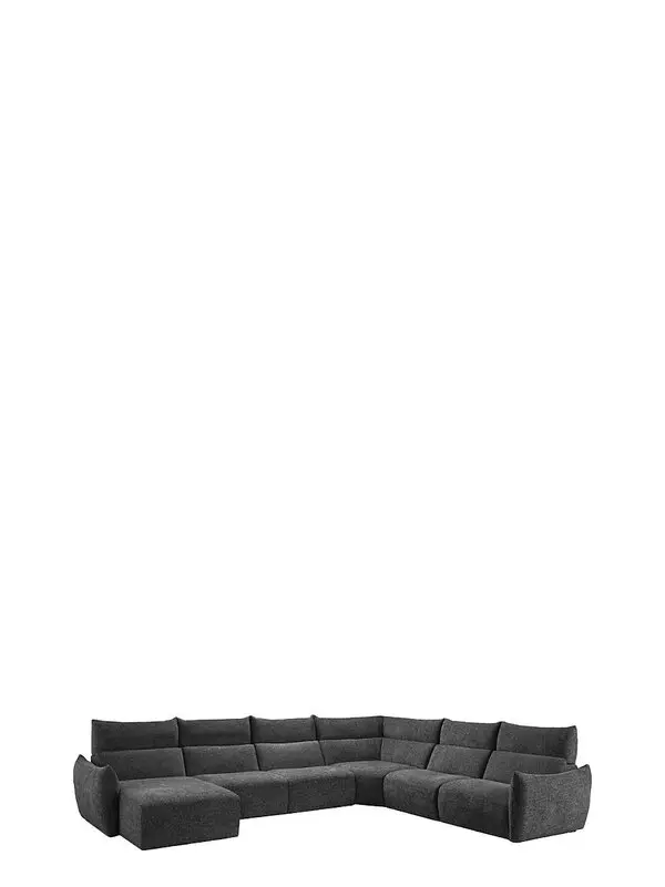 GIUSEPPE NICOLETTI Paradiso 6-piece Sectional - Baobab - Graphite