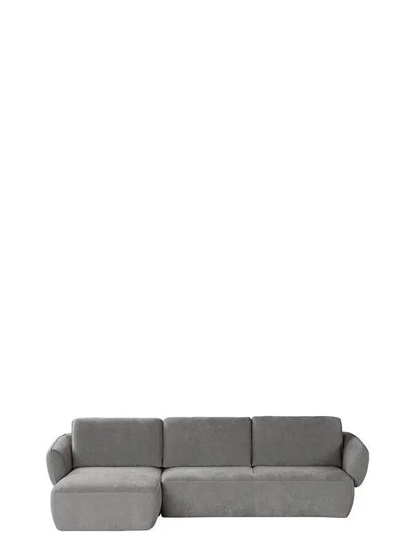 GIUSEPPE NICOLETTI Luna 2-piece Sectional - Capriccio - Fumo