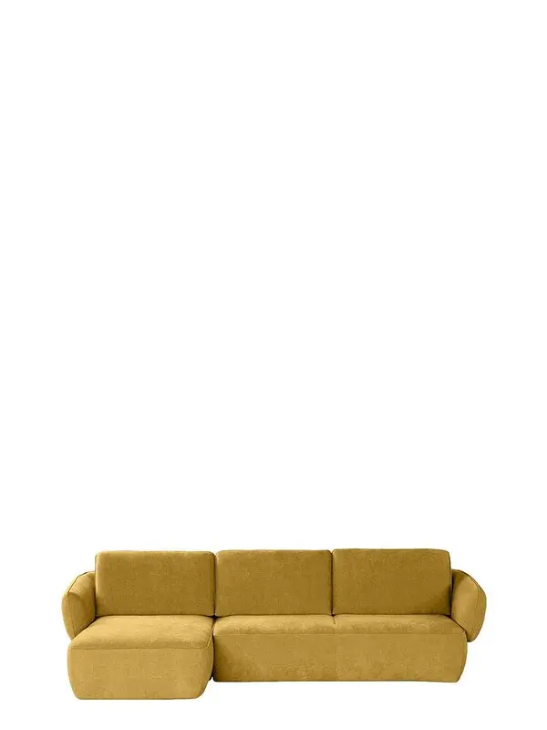 GIUSEPPE NICOLETTI Luna 2-piece Sectional - Capriccio - Giallo