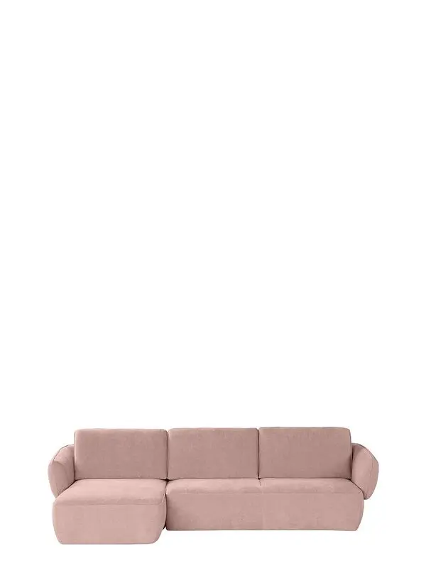 GIUSEPPE NICOLETTI Luna 2-piece Sectional - Capriccio - Rosa
