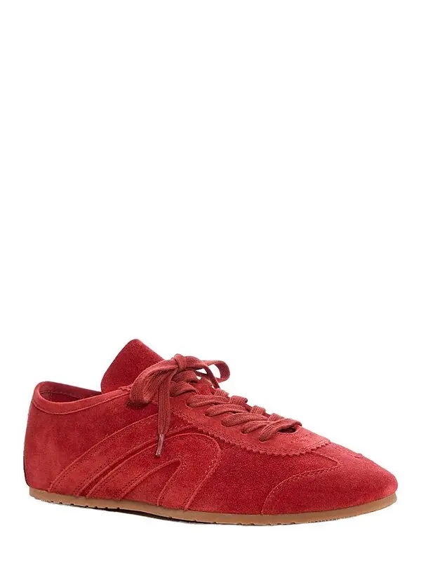 Jeffrey Campbell Aleta Low Top Sneakers - Fuchsia Suede