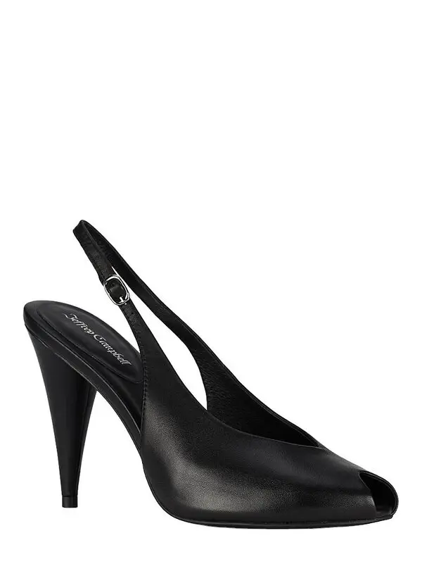 Jeffrey Campbell Snoah Slingback Pumps - Black