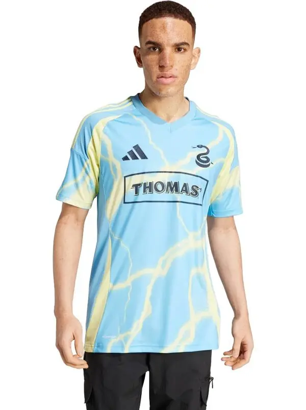 Adidas Philadelphia Union 25/26 Away Jersey - Semi Blue Burst