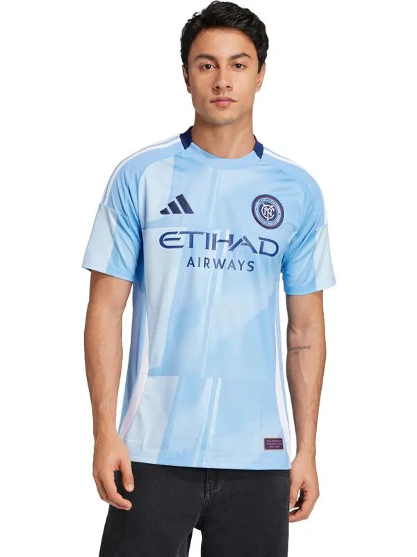 Adidas New York City Fc 25/26 Home Jersey - Bahia Light Blue