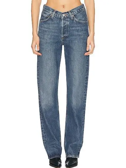 AGOLDE V-waist Kelly Jeans - Essence