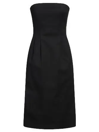 Sportmax Flared Midi Dress - Black