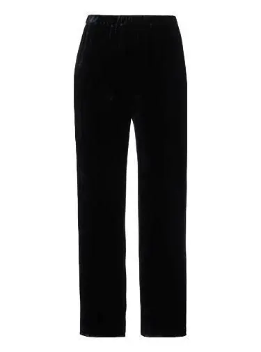 Antonelli Firenze Wide-leg Velvet Pants - Blue
