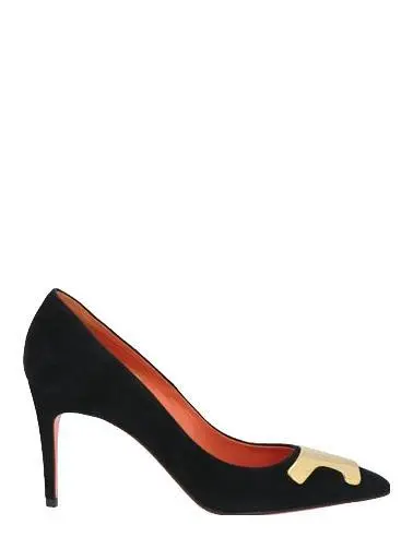Santoni Leather Pumps - Black