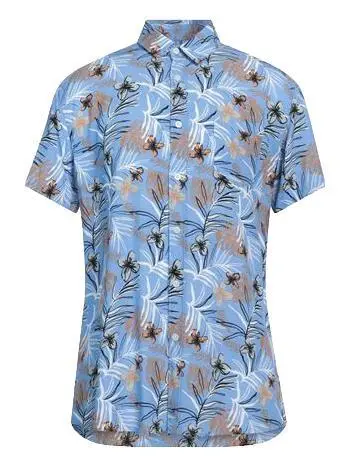 DANIELE ALESSANDRINI Shirt Size Viscose - Blue