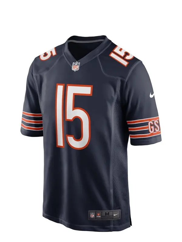Nike Rome Odunze Chicago Bears Nfl Game Jersey - Blue