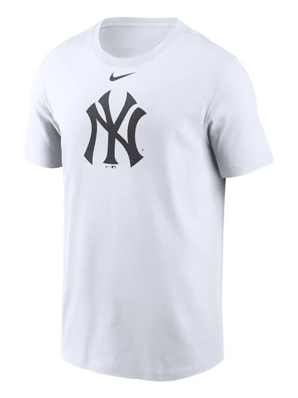 Nike New York Yankees Fuse Large Logo Mlb T-shirt - White