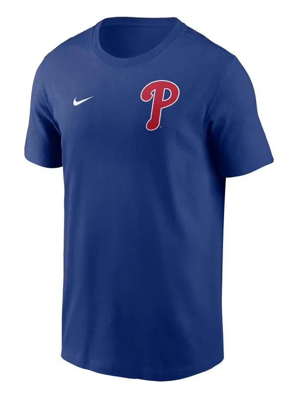 Nike Philadelphia Phillies 2-hit Mlb T-shirt - Blue