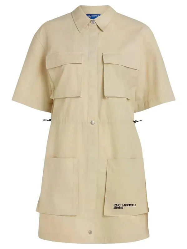 Karl Lagerfeld Shirt Dress - Neutrals