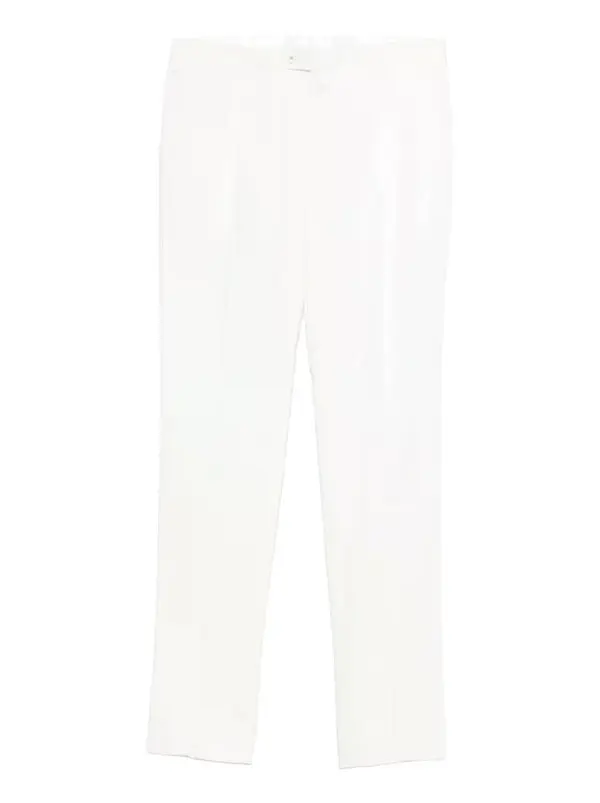 LARDINI Tapered Trousers - White