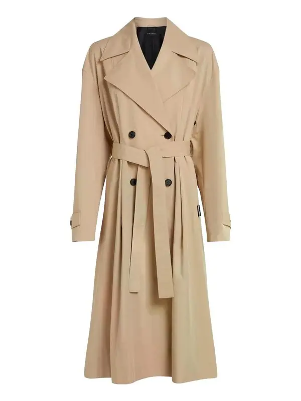 Karl Lagerfeld Cotton-blend Trench Coat - Neutrals