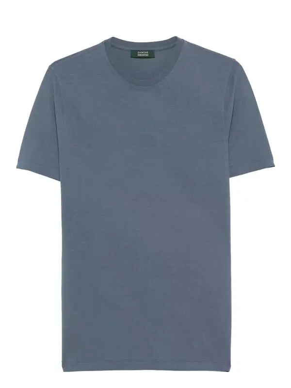 ZANONE Organic-cotton T-shirt - Blue