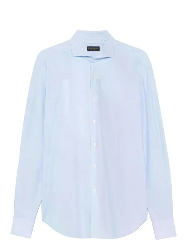 DELL'OGLIO Striped Shirt - Blue