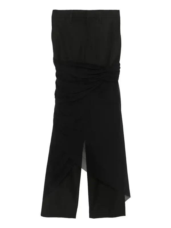 Jean Paul Gaultier Layered Trousers - Black