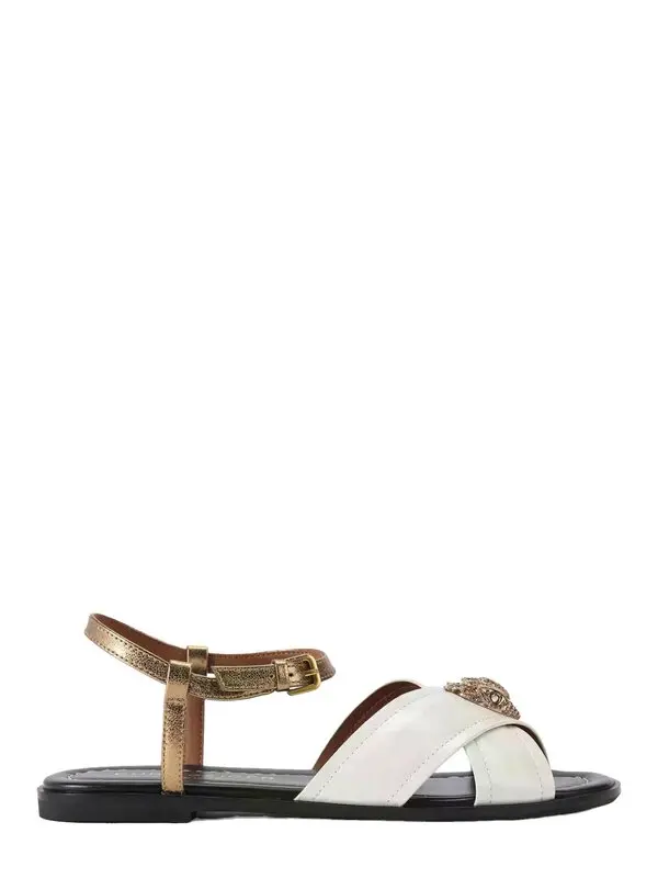 Kurt Geiger Orson Flat Sandals - White