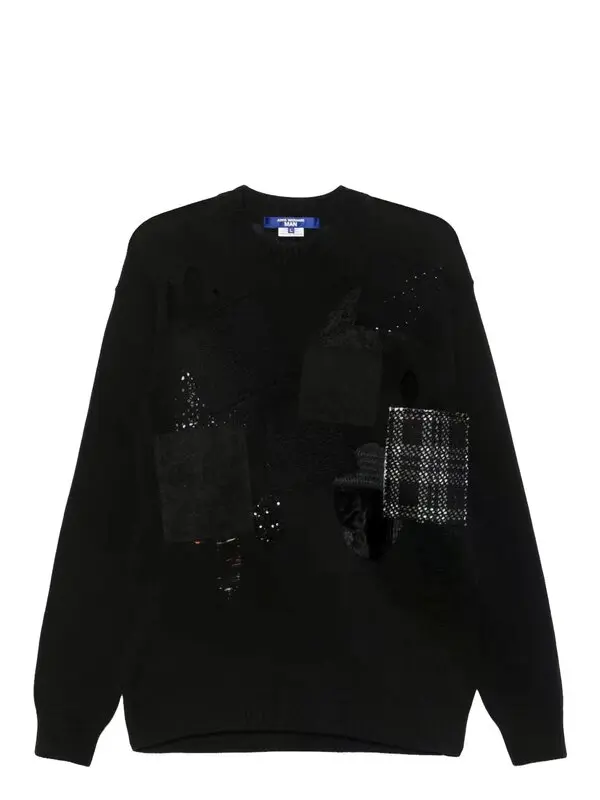 Junya Watanabe Patchwork Sweater - Black