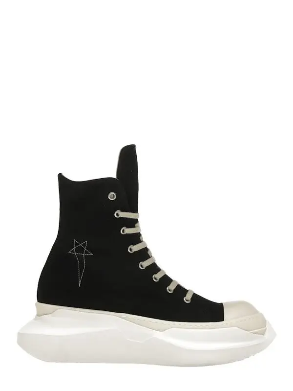 Rick Owens Abstract High-top Sneakers - Black/pearl/milk