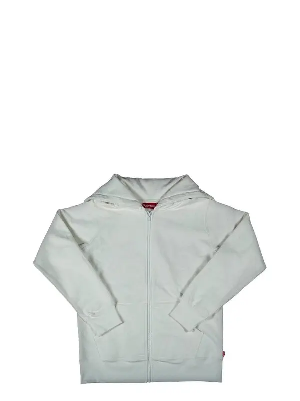 Supreme Split Hoodie Zip Up Sweat - White