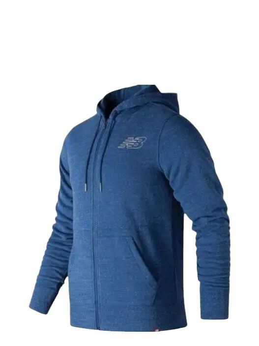 NEW BALANCE Athletics French Terry Crew Sweatshirt - Navy Blue