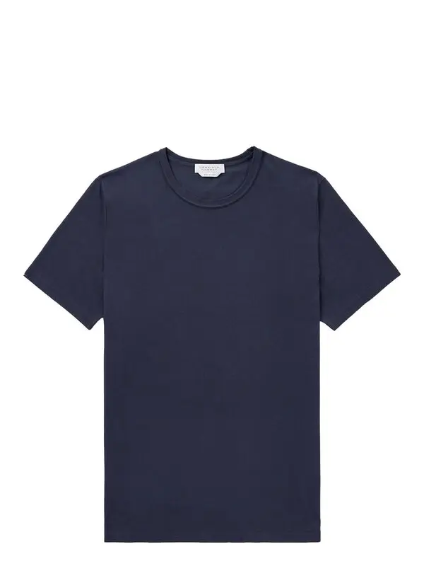 Gabriela Hearst Bandeira Cotton-jersey T-shirt - Blue