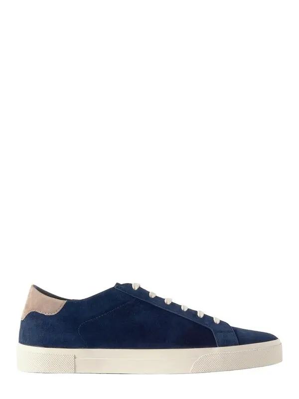 Brunello Cucinelli Vulky Suede Sneakers - Blue