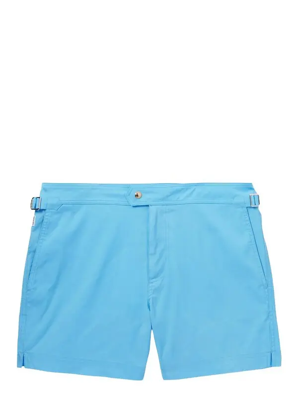TOM FORD Slim-fit Short Swim Shorts - Blue