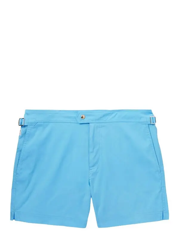 TOM FORD Slim-fit Short Swim Shorts - Blue