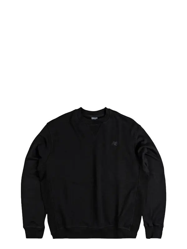 NEW BALANCE Athletics French Terry Crew Sweatshirt - Black